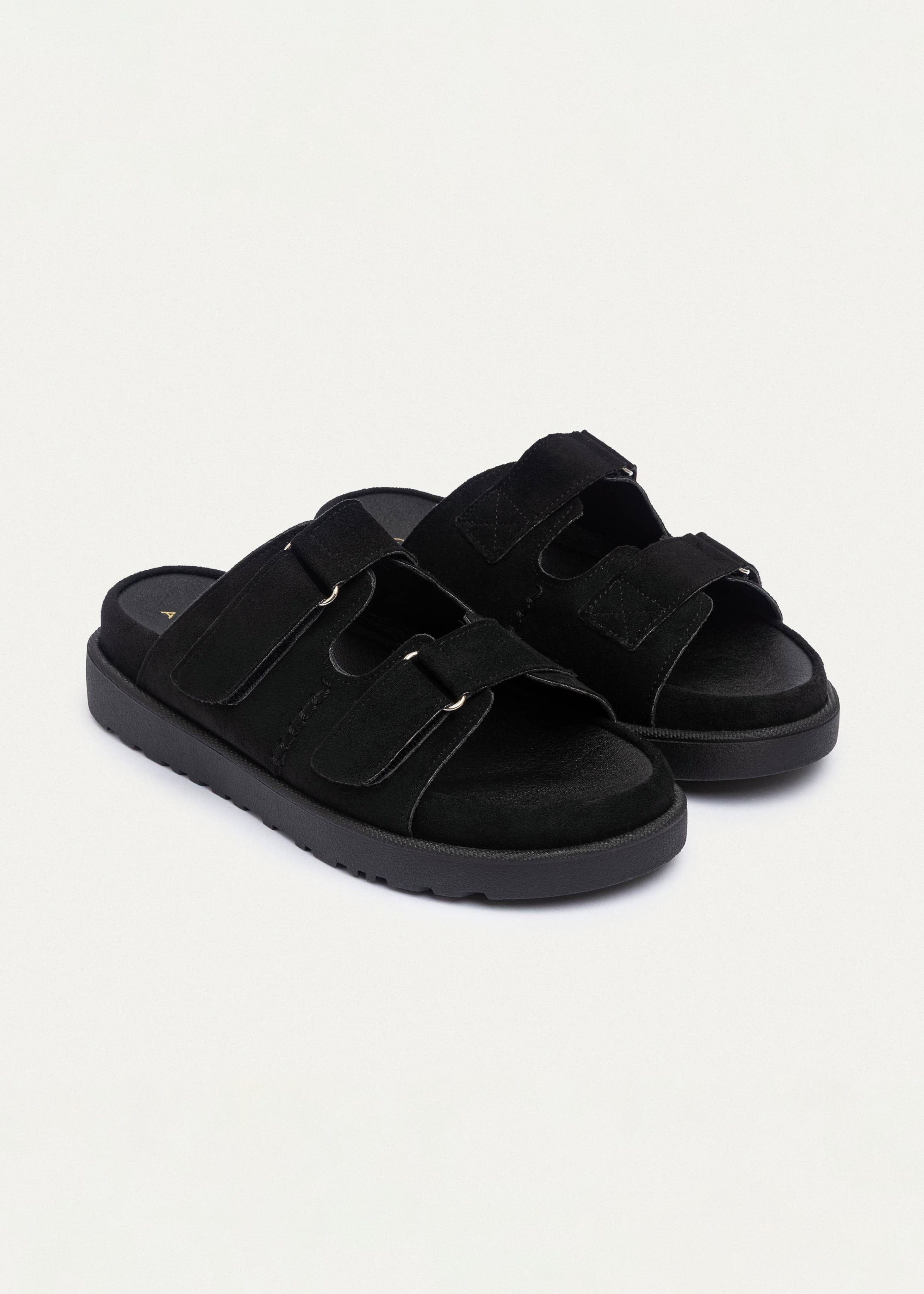 Achilles | CloudStep Double Hook & Loop Slides - Black – Achilles Stores
