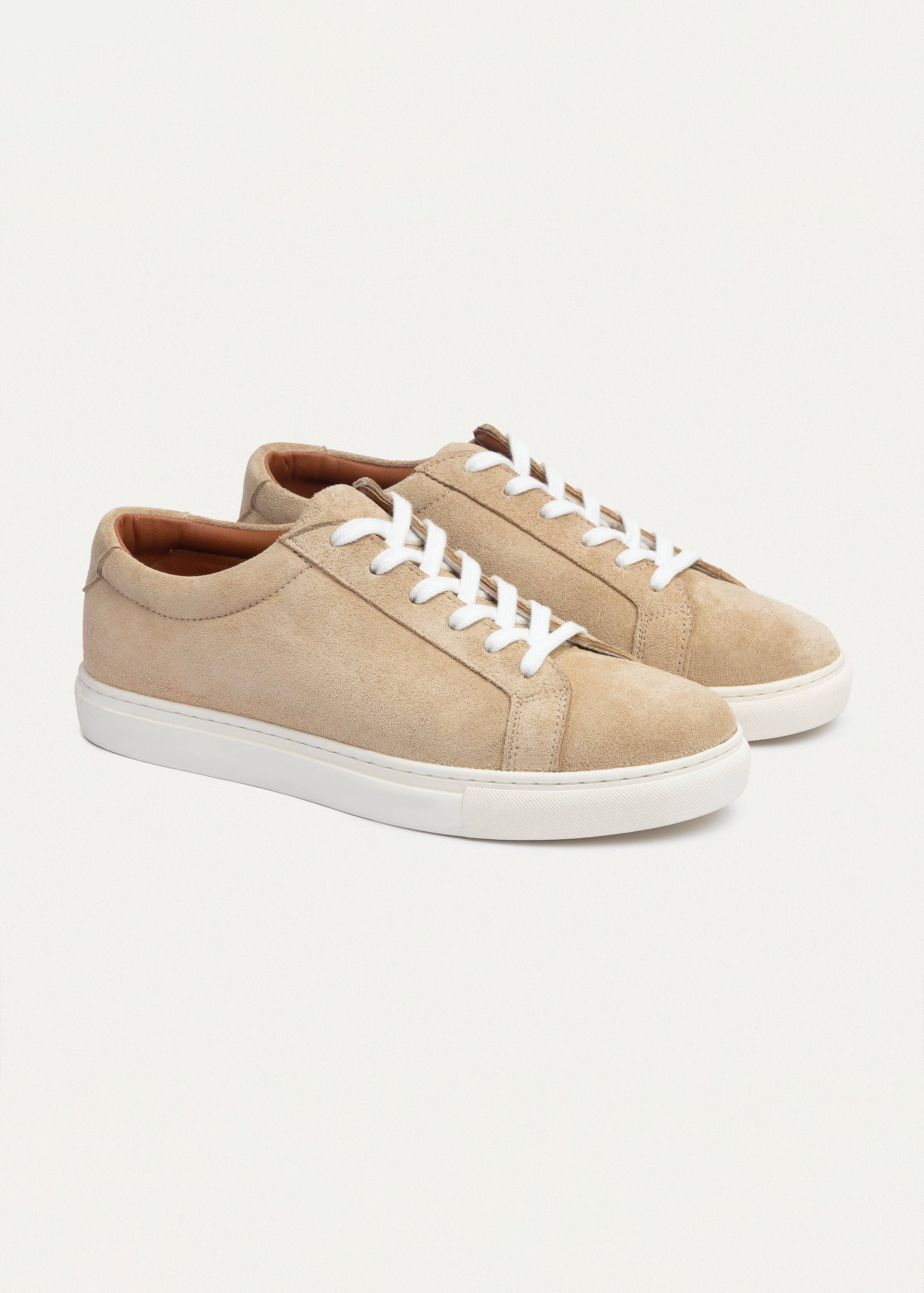 Viale Comfort Lace-Up Men Sneakers | Beige – Achilles Stores